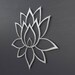 Lotus Flower Metal Wall Art, Lotus Metal Art, Lotus Flower Wall Art ...