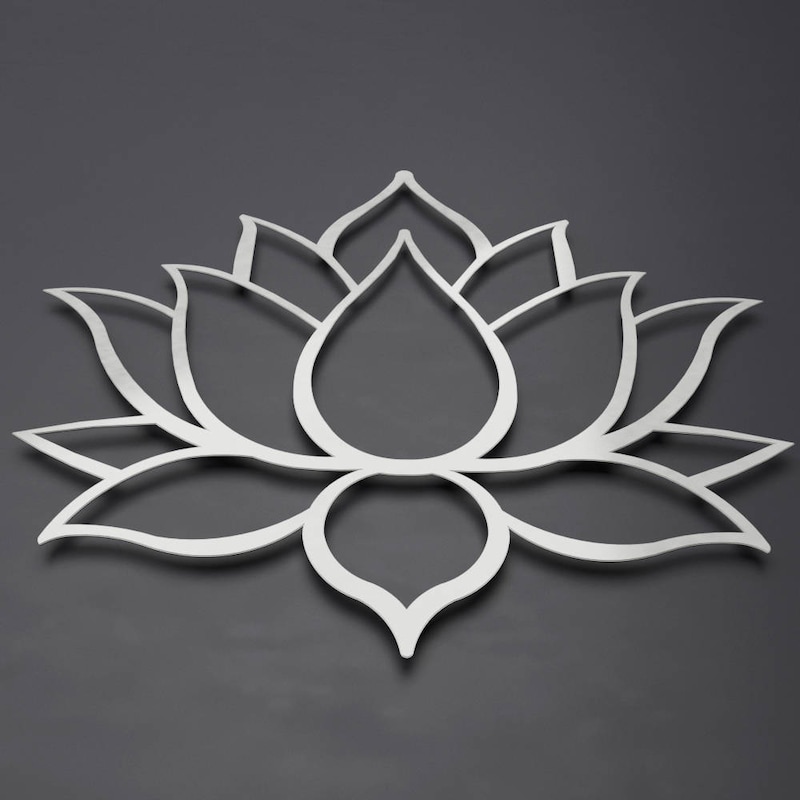 Lotus Metal Art - Etsy
