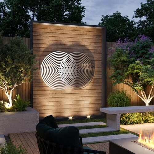 Large Metal Wall Sculpture Modern Art Work Abstract Green | Etsy