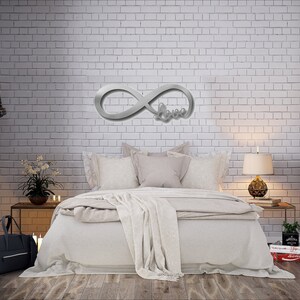 Infinity Symbol Metal Wall Art, Love Metal Wall Art, Love Sign, Wall ...