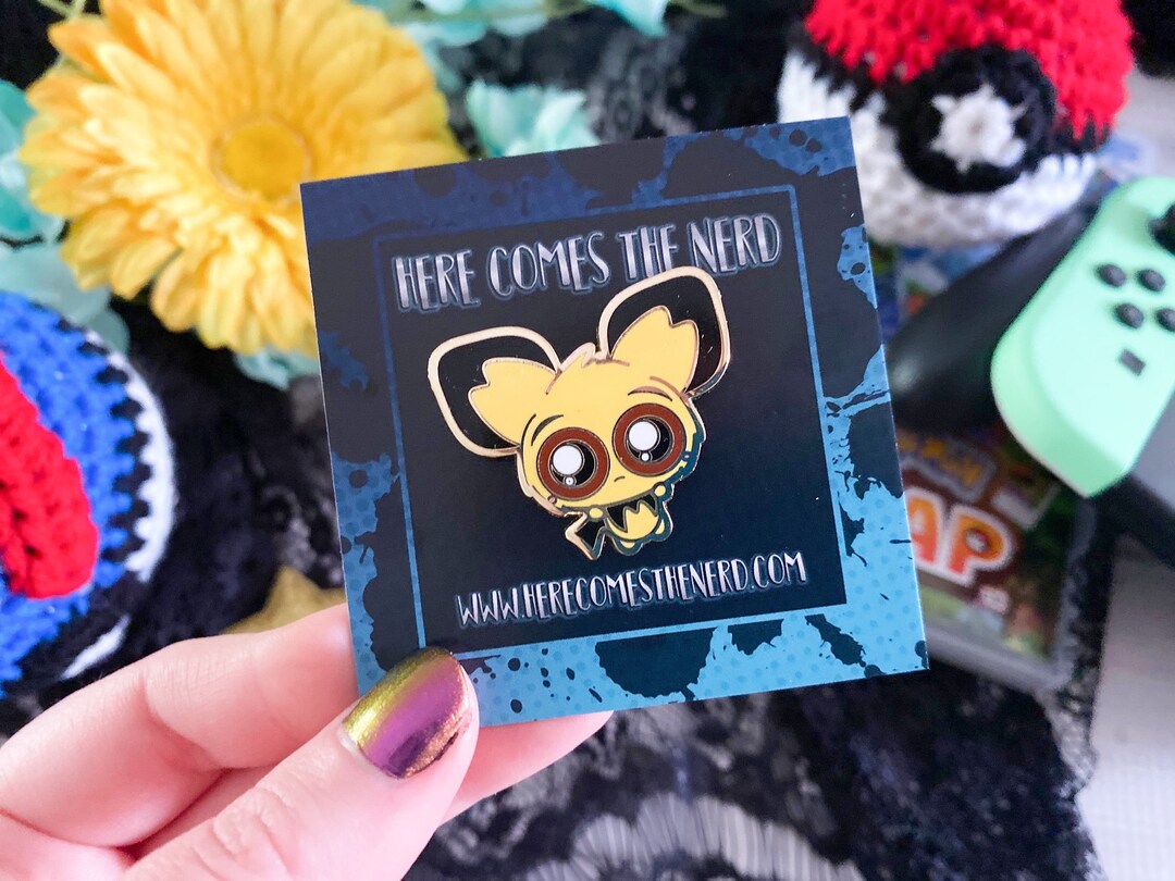 Baby Electric Mouse, Pocket Monsters - Hard Enamel Pin - Etsy