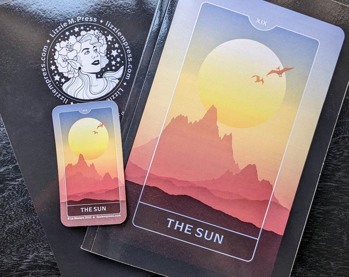 THE SUN Oracle Tarot Journal Daily Reading Moon Phase Mood Record - Etsy