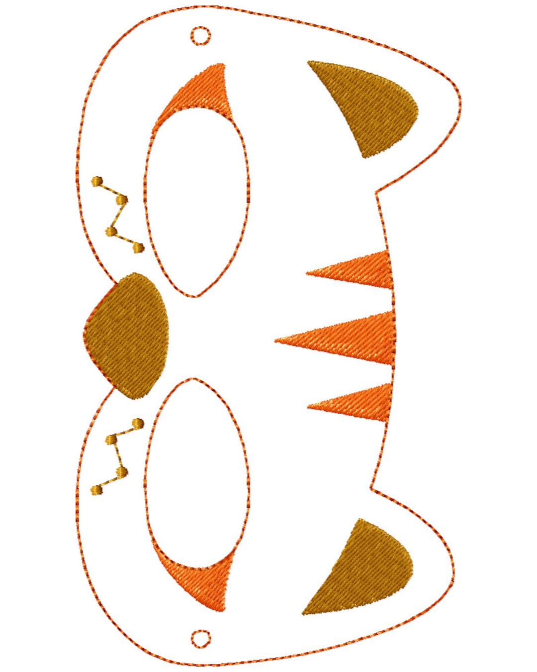 Cat Mask Embroidery Design, Kitty Mask Embroidery Design, Halloween Cat ...