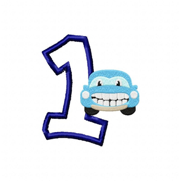 1st Birthday Embroidery Design - Etsy