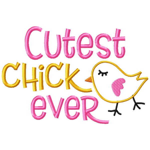 Chick Applique - Etsy
