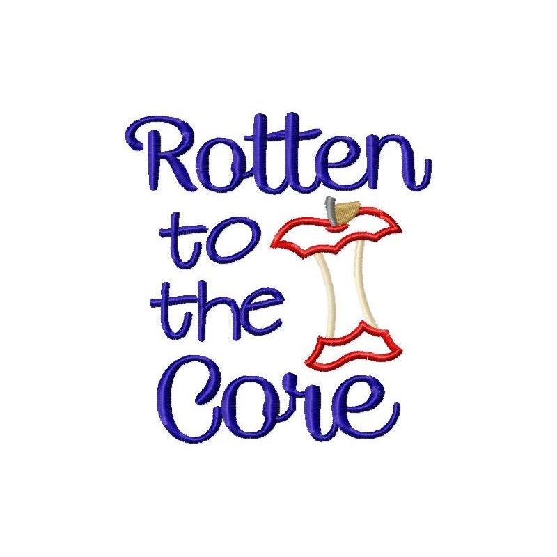 Rotten to the Core - Etsy