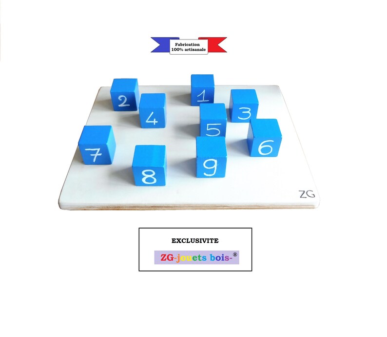 Corsi blocks Corsi block-tapping test wooden tape-block test | Etsy