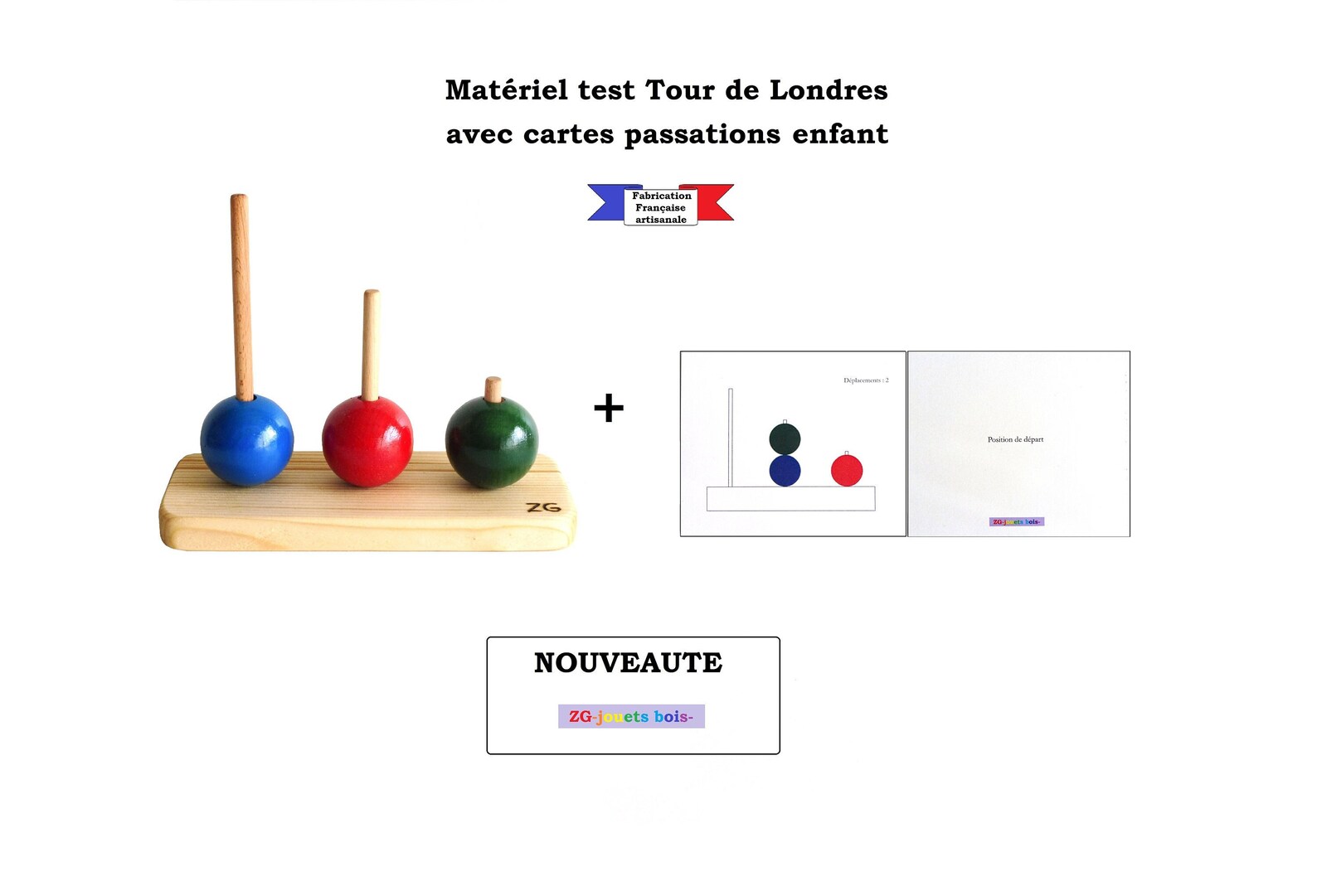 Test Enfant Tour de Londres, test Shallice psychomotricité, test ...