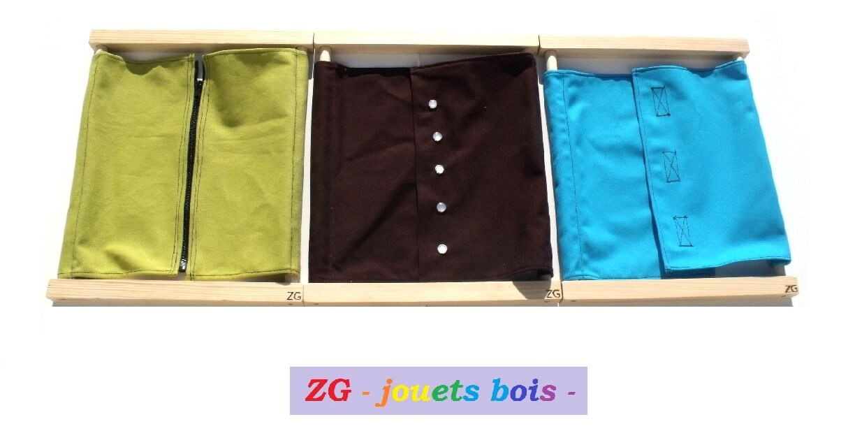 LOT 3 Montessori Dressing Frames Practical Life Educational - Etsy