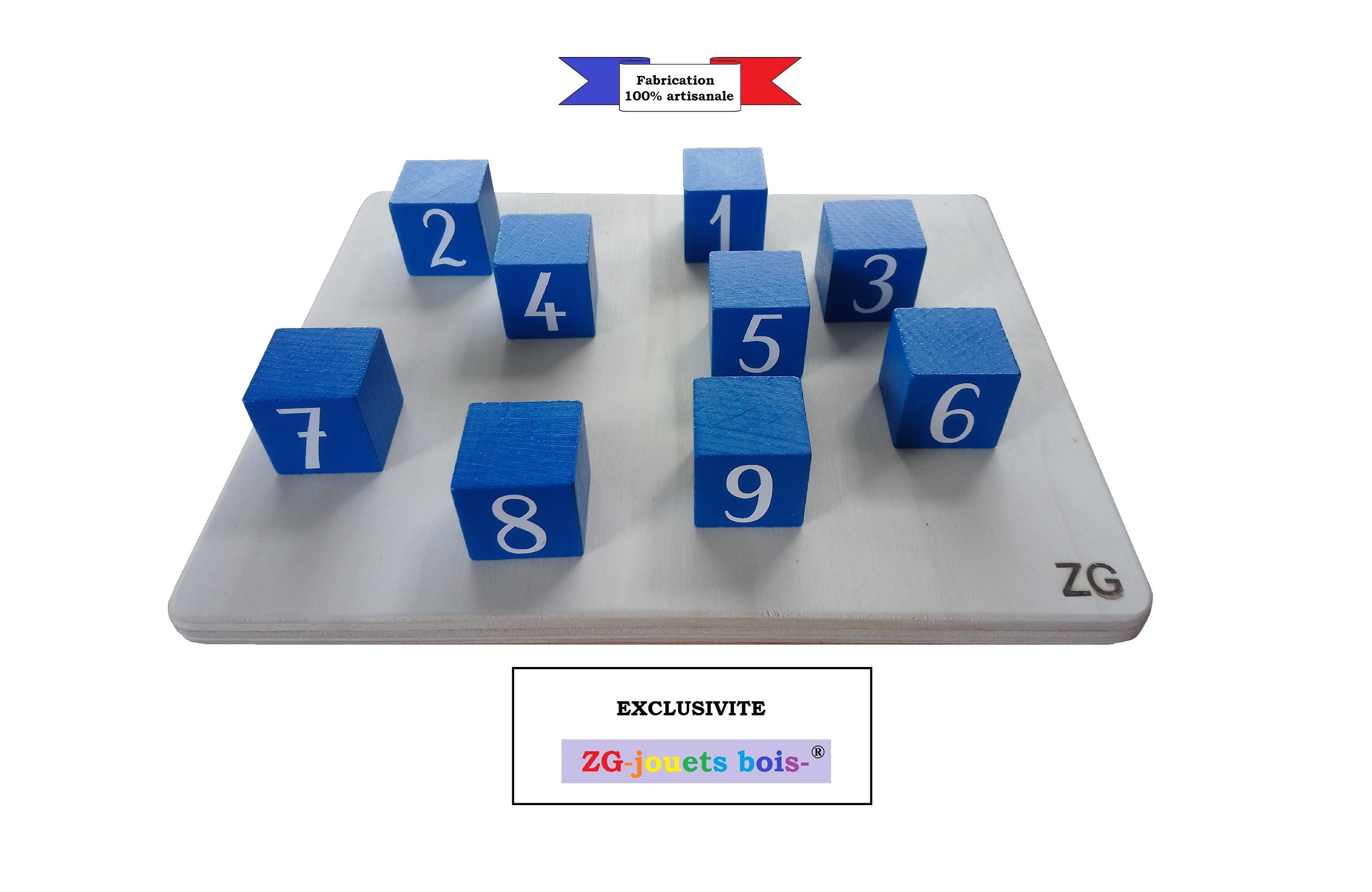 Blocs de Corsi, Corsi block-tapping test, matériel en bois test tap ...