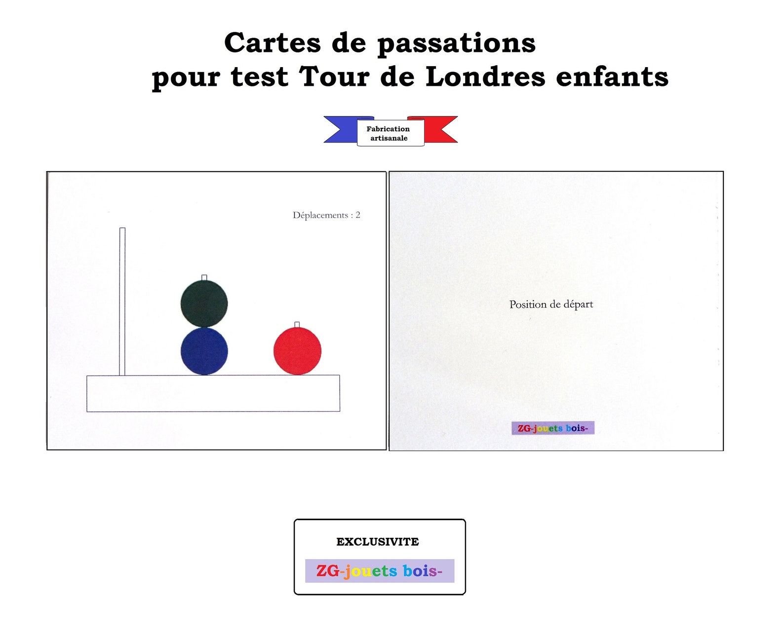 Test Enfant Tour de Londres, test Shallice psychomotricité, test ...