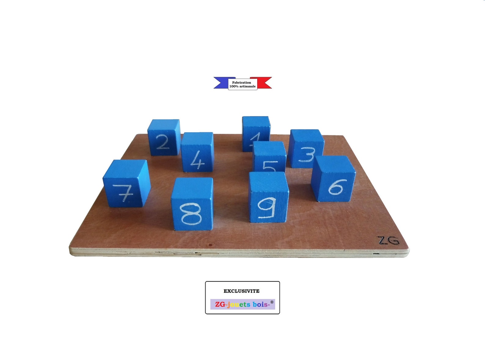 Blocs de Corsi Corsi block-tapping test matériel en bois | Etsy