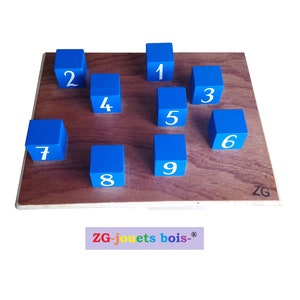 Corsi Blocks, Corsi Block-tapping Test, Wooden Material Tap-block Test ...