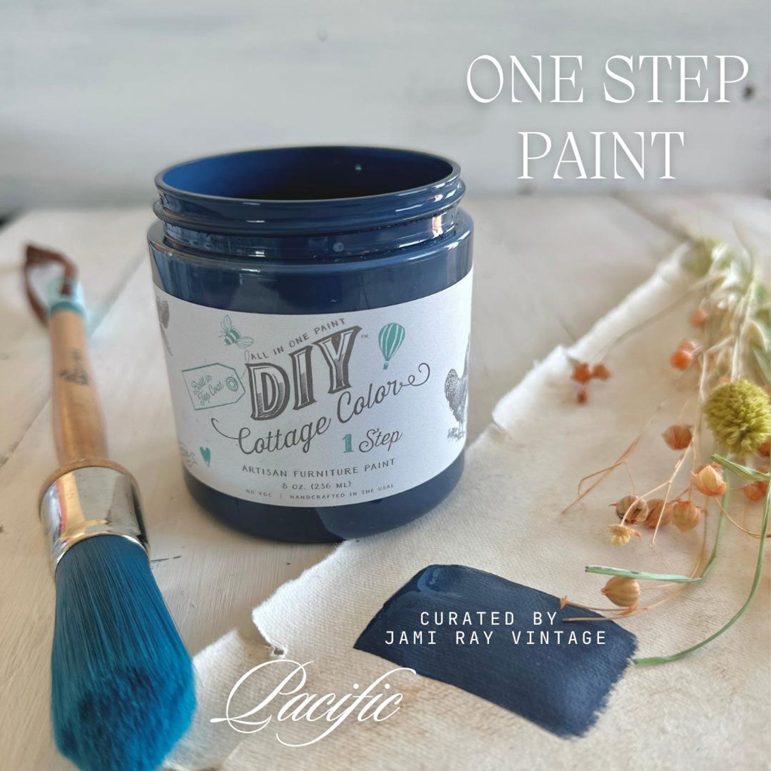 DIY Cottage Color PACIFIC One Step Paint Curated by Jami Ray Vintage ...