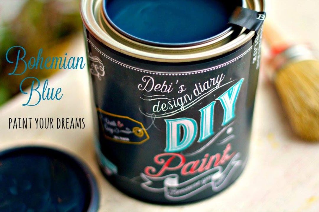 DIY BOHEMIAN BLUE Paint Your Dreams Clay & Chalk Based 5X Pigment Non ...