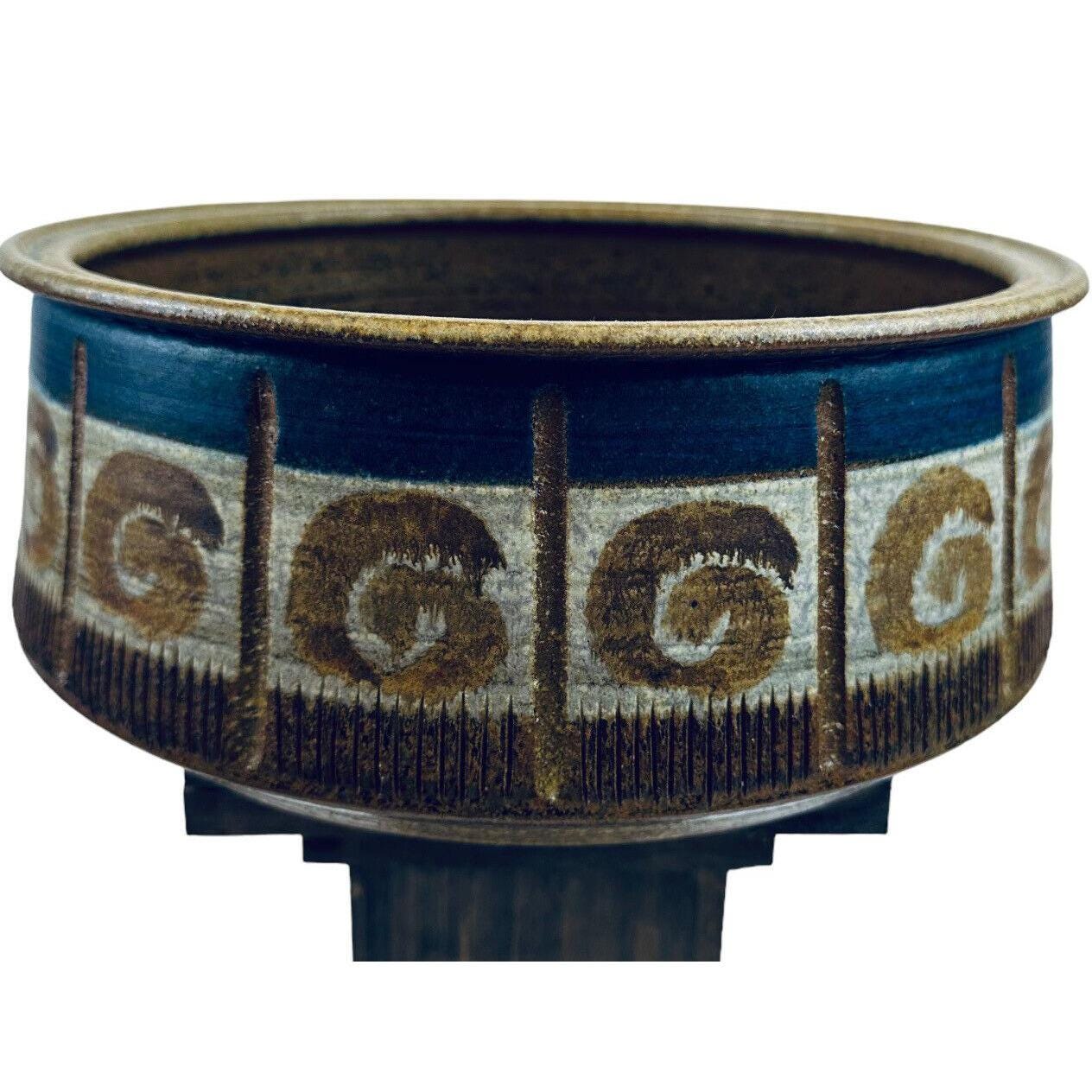 Jack Mason Stone Mountain Studio Georgia Art Ceramic Pottery Lg Bowl ...
