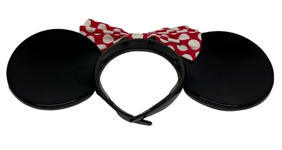 Vintage Disney Minnie Mouse Ears Headband Plastic Pol… - Gem