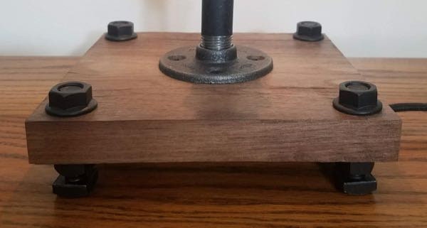 Aged Iron™ Industrial Pipe Table/desk Lamp With Glass Insulator Light ...