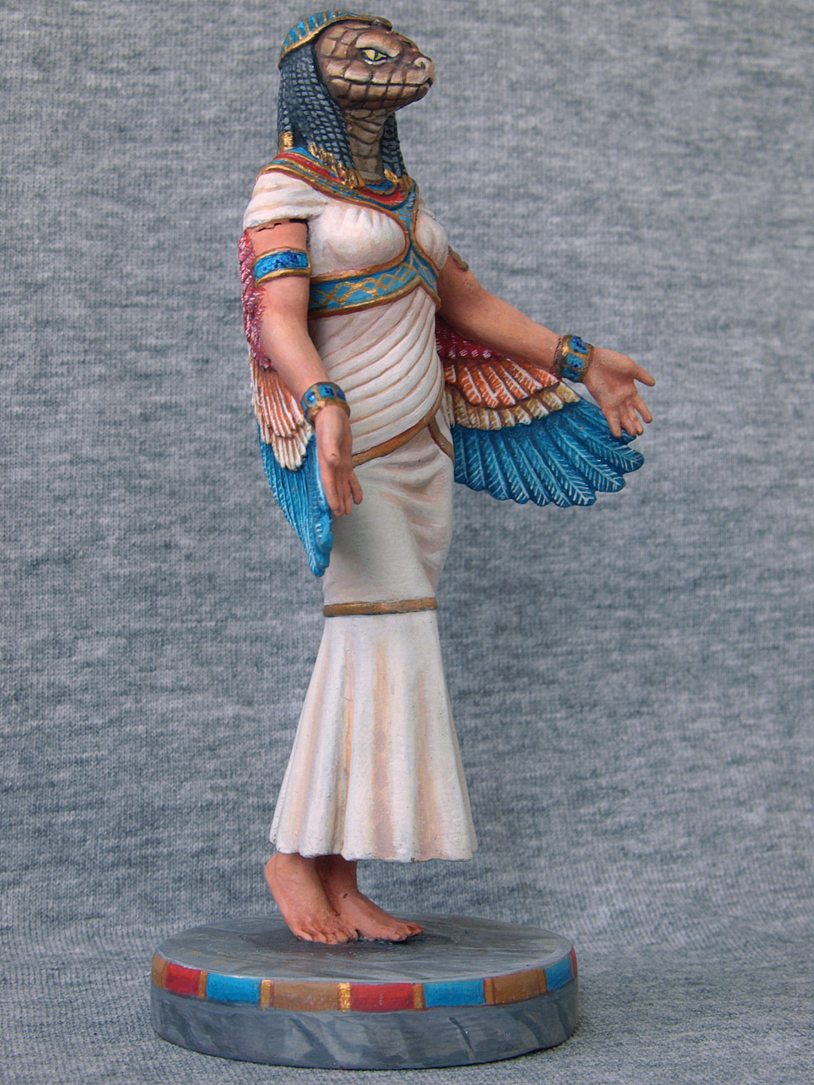 Egyptian Goddess Wadjet. SCALE: 1/20 90 Mm. Gift Statuettes | Etsy