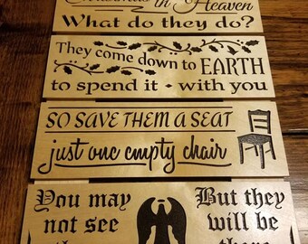 Empty chair poem | Etsy