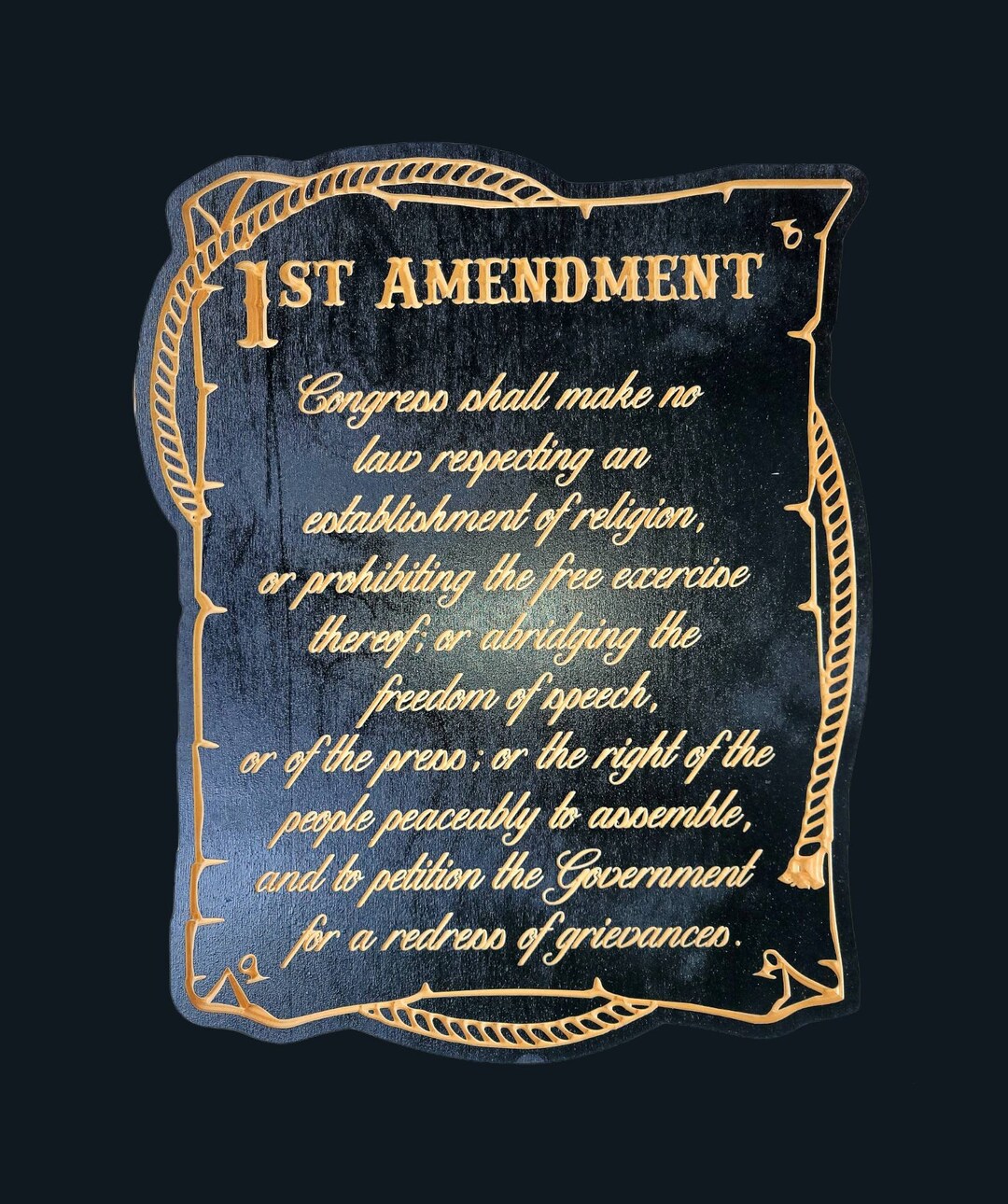 1st Amendment Scroll - Etsy