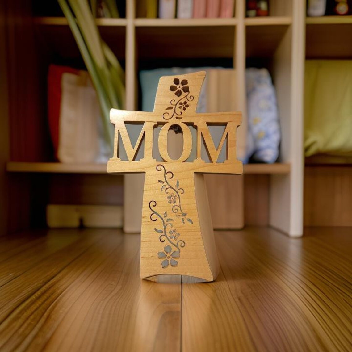 Wooden Mom Cross, Mother's Day, Christ, God, Memorial, Wood Sign, Gift ...