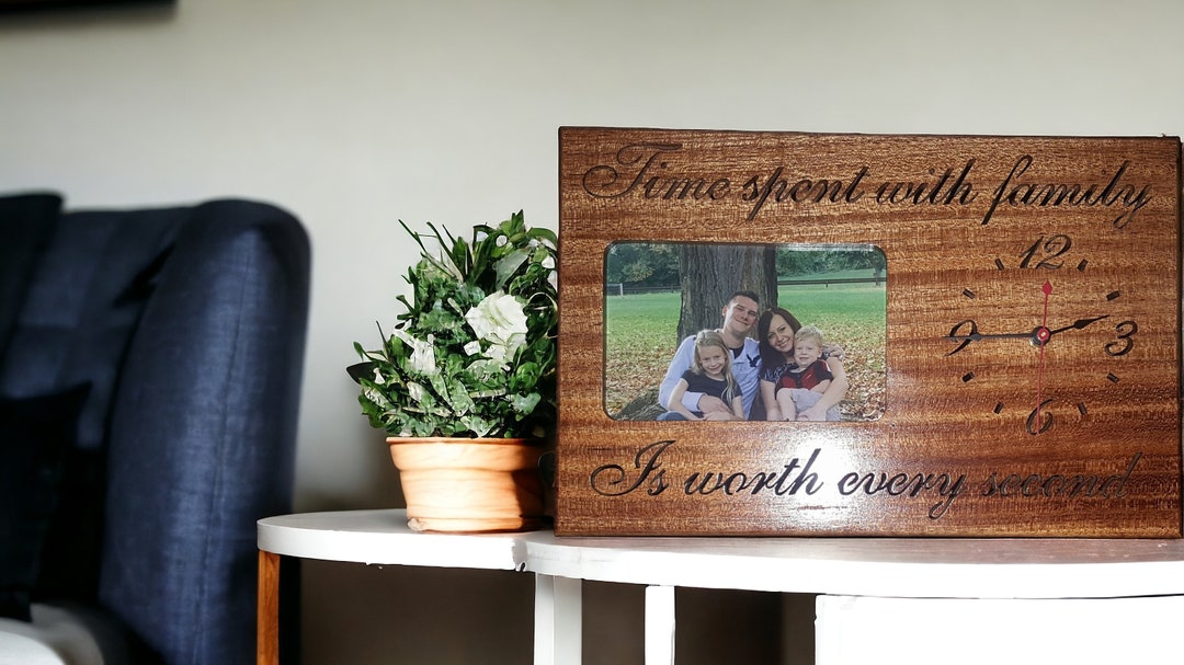 Family Time Clock, Wooden Clock, Family, Family Time, Scroll Saw ...