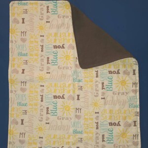 Custom Receiving Blanket Absorbent, Double Lined - Etsy