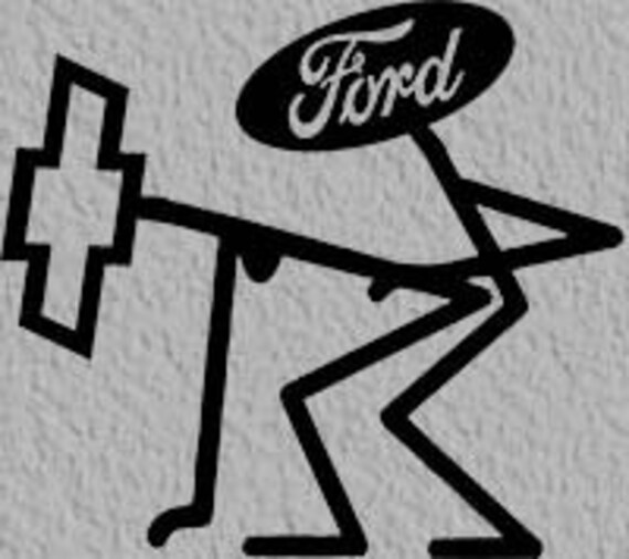 Chevy Vs Ford Sticker
