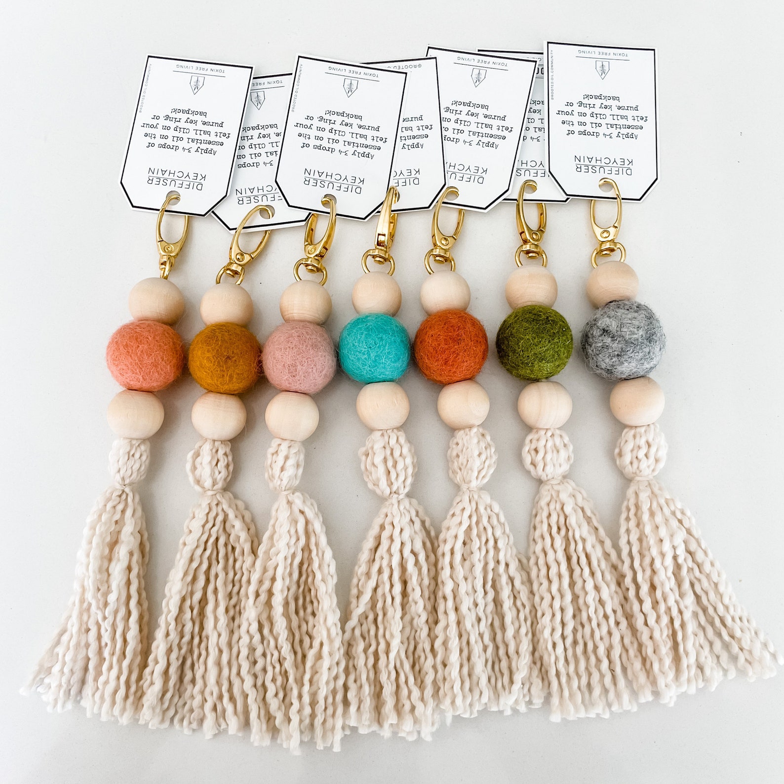 Diffuser Keychain for Essential Oils Essential Oil Keychain - Etsy