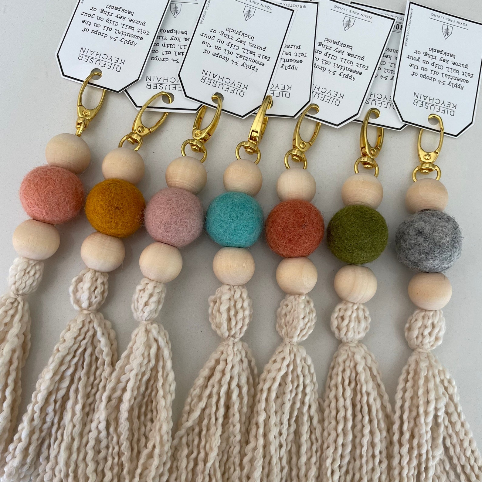 Diffuser Keychain for Essential Oils Essential Oil Keychain - Etsy