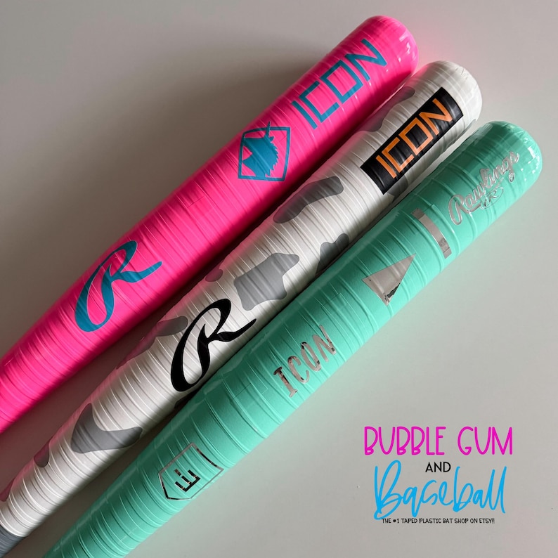 Taped Plastic Baseball Bat – Icon Style, Fast Shipping - Etsy