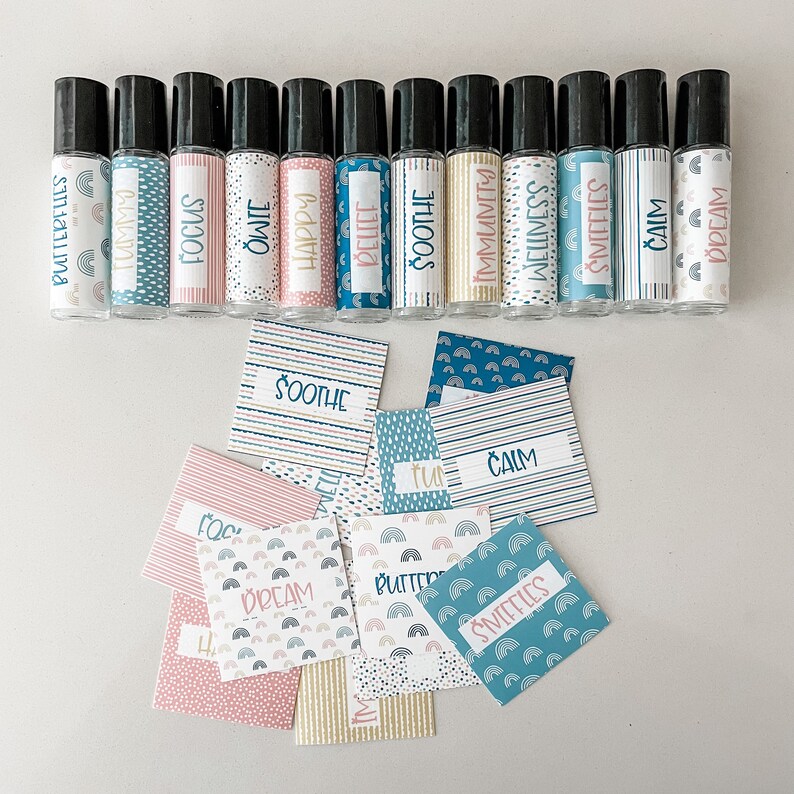 Download and Print Essential Oil Labels Essential Oil | Etsy