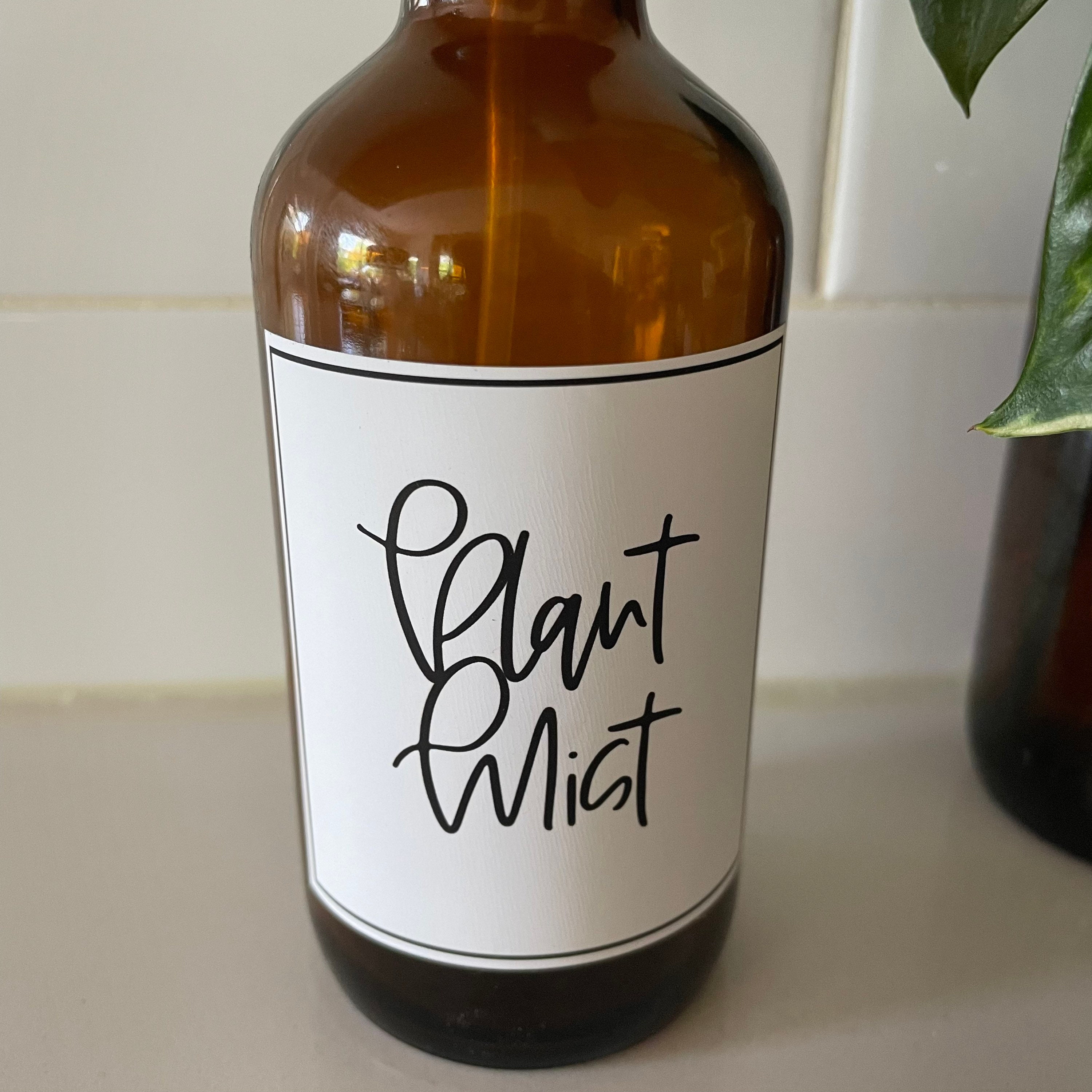Plant Mist Label Plant Spray Plant Label - Etsy