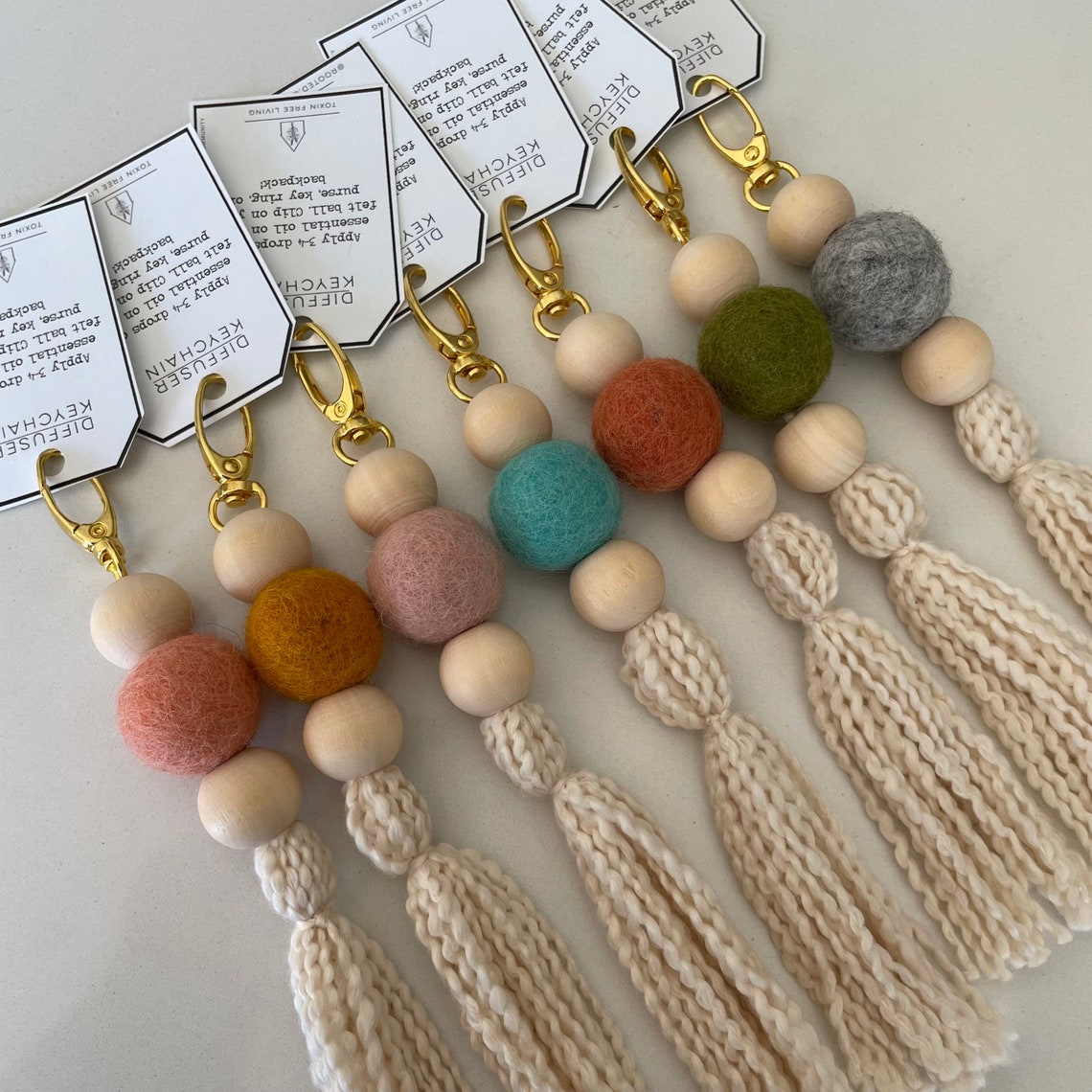 Diffuser Keychain for Essential Oils Essential Oil Keychain - Etsy
