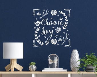 Joy Wall Decal | Etsy