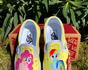 CUSTOM Vans Slip on Sneakers KIDS - Etsy