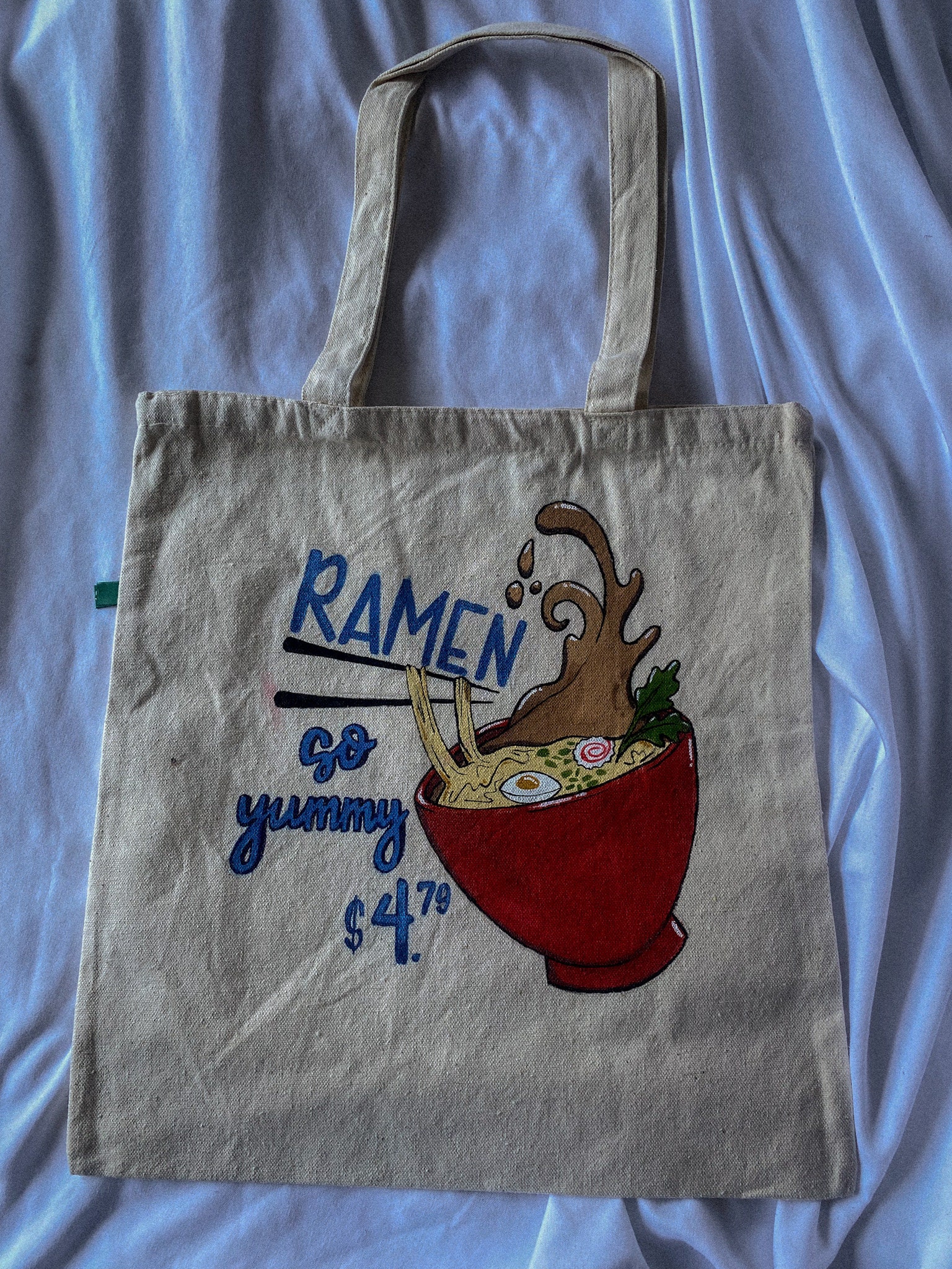 Ramen Noodle Tote Bag, Funny and Cute Tote Bag, Foodie, Food Inspired ...