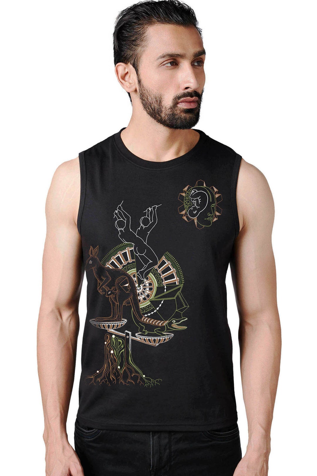 Men's Tank Top Cyberpunk Psychedelic Clothing, Metaphysical Trippy T ...