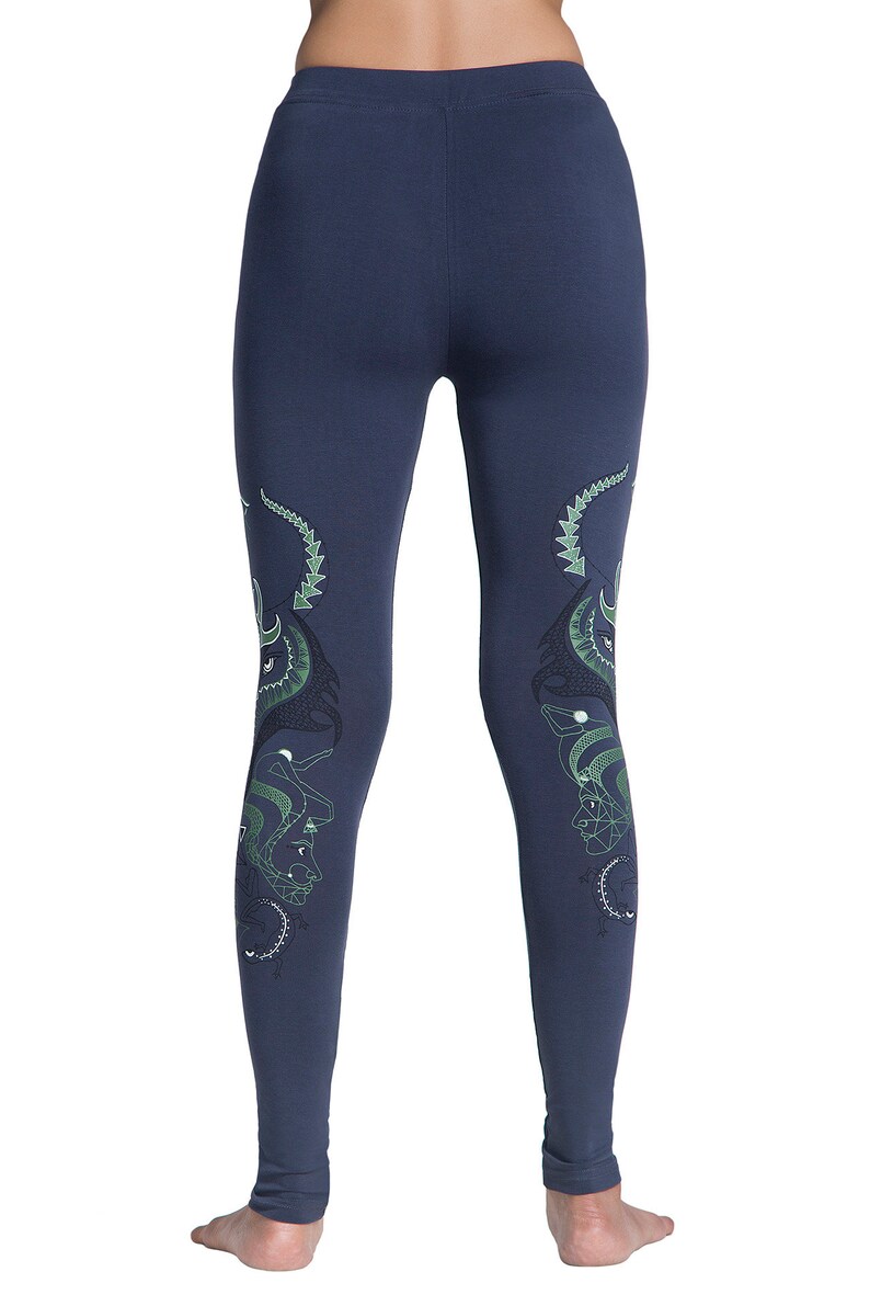 Women's Wolf Leggings-Animal Print leggings-Gym | Etsy