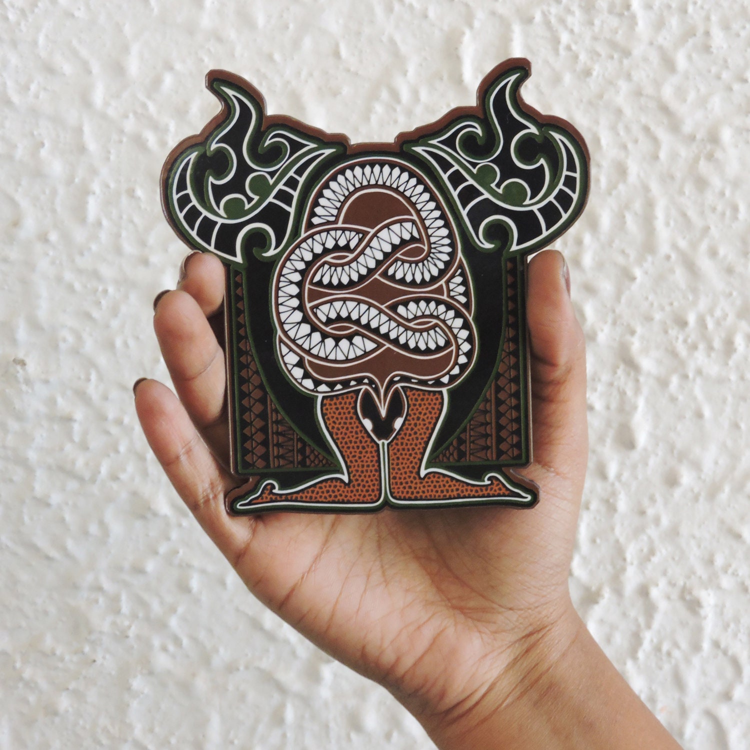 Fridge Magnet-kundalini Snake Kitchen Magnet-yoga Gift Art Gift ...