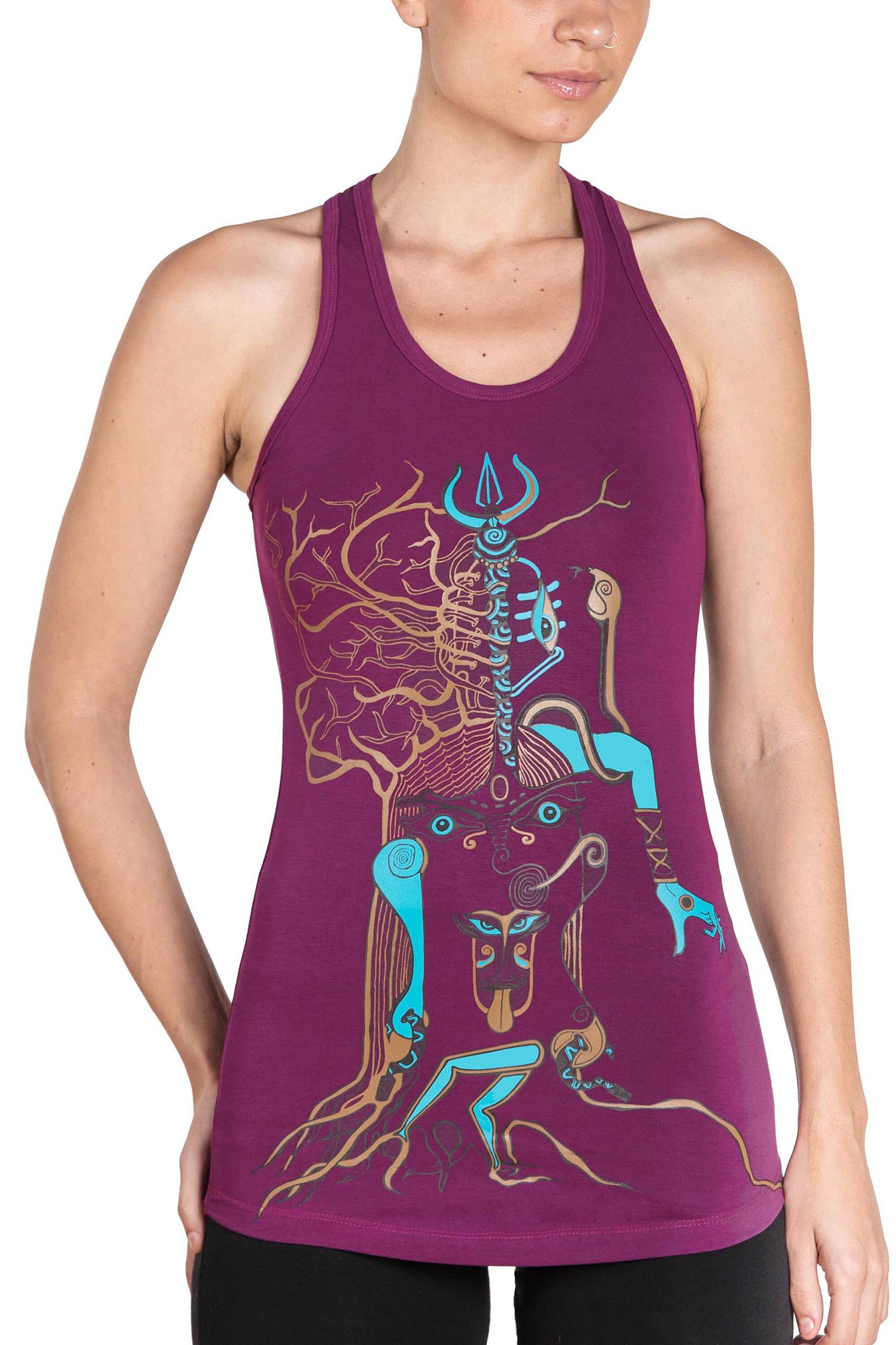 Indian Goddess Top- Kali Tank Top- Occult Top- Kali Dreadlocks- Kali ...