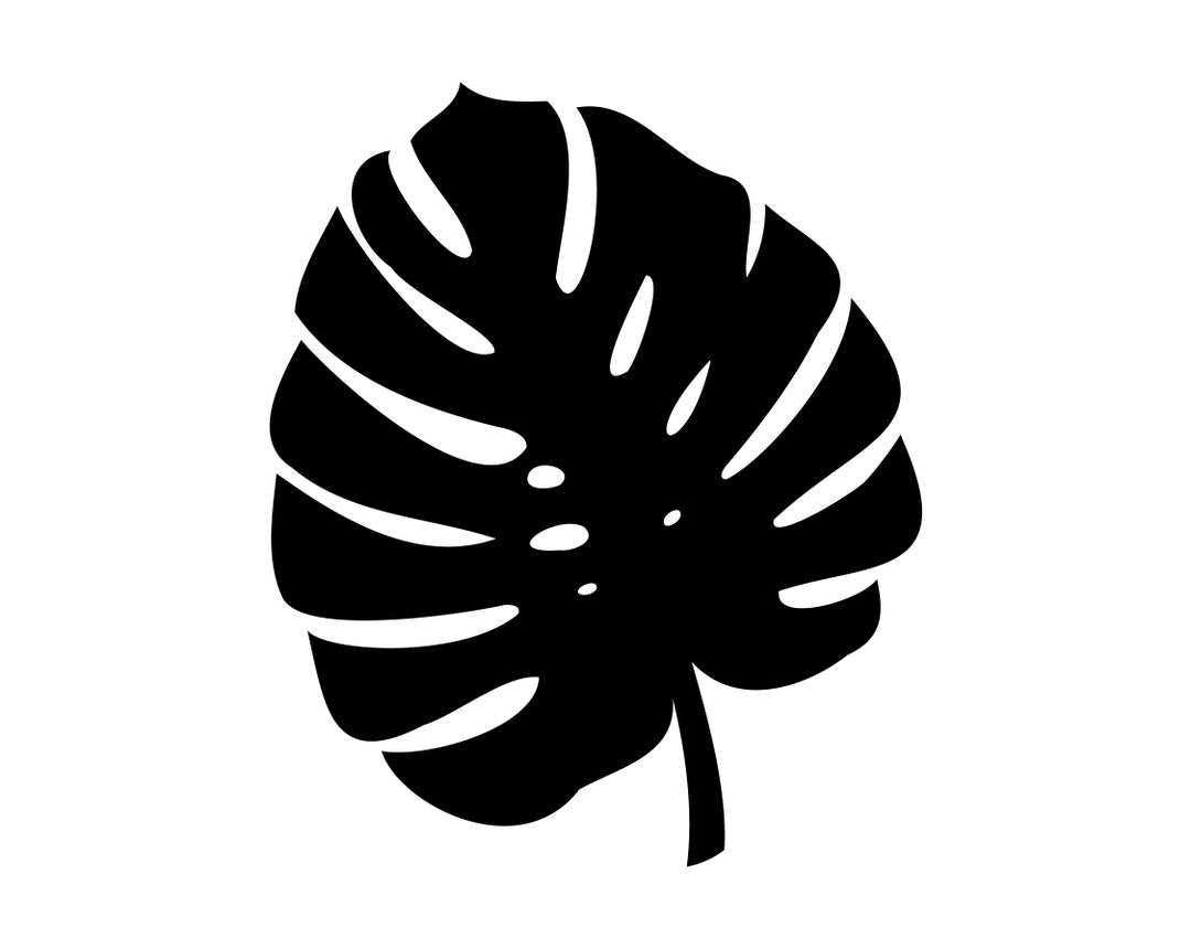 Monstera Leaf, Leaf SVG Instant Download SVG, PNG, Eps, Pdf, Dxf, Jpg ...