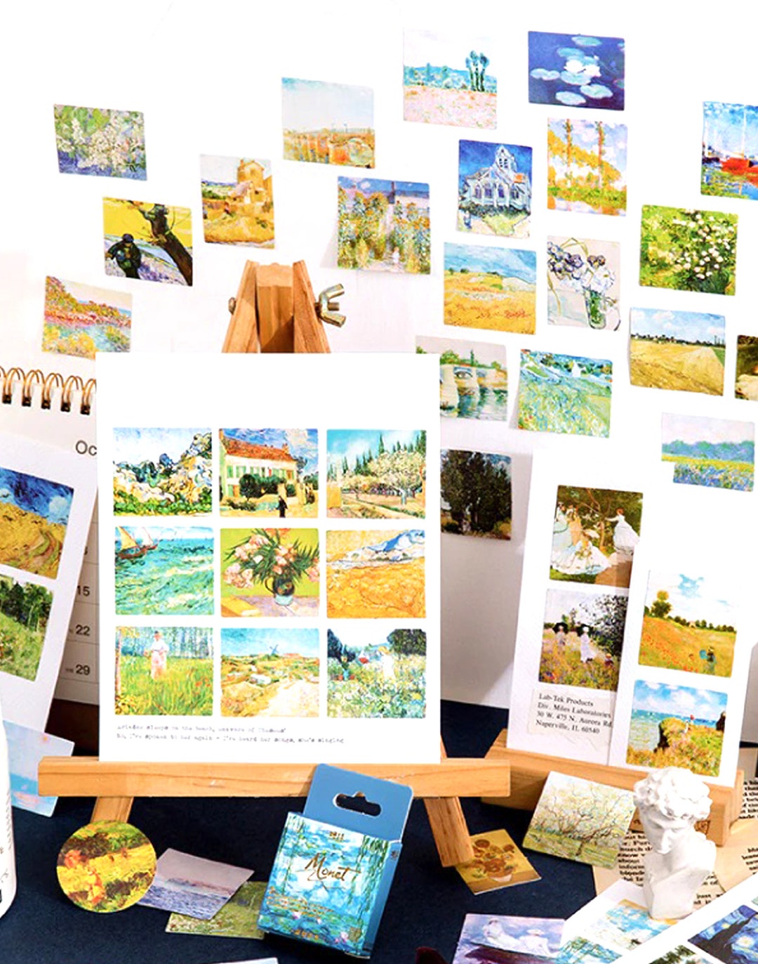 Claude Monet Stickers Artist Painting Art Gallery Museum Painter ...