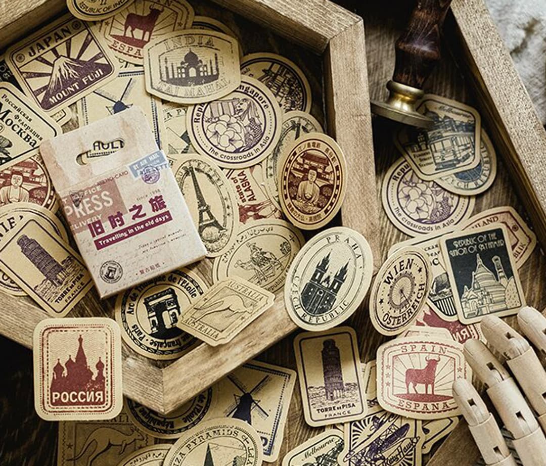 Travel Stickers Holiday World City Scrapbook Journal Diary - Etsy