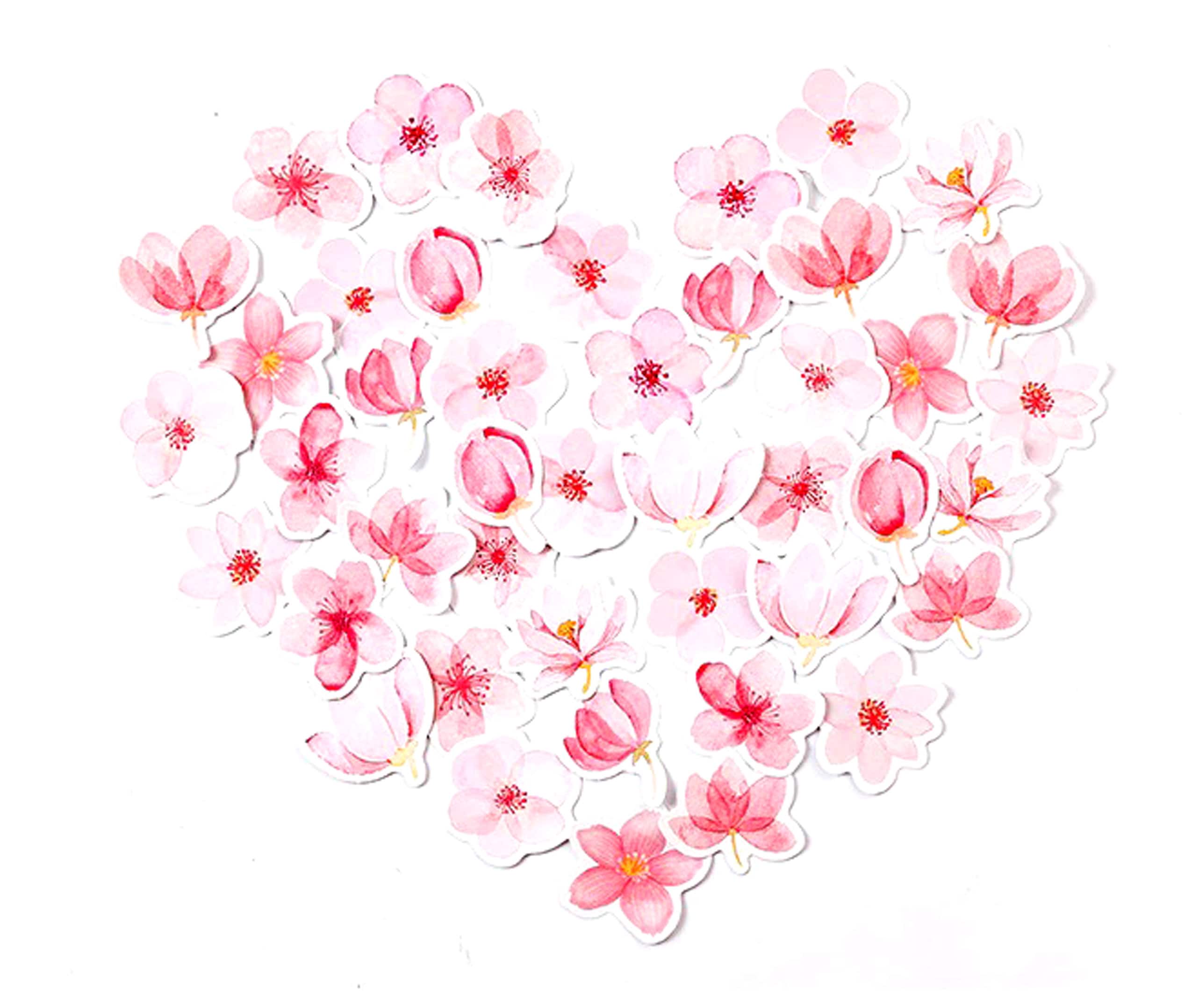 Sakura Flower Stickers Pink Petal Floral Japanese Tree Garden - Etsy