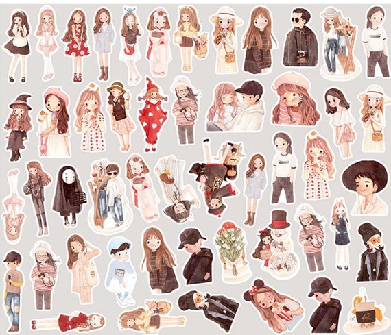 100 People Stickers Children Boy Girl Scrapbook Journal Diary - Etsy UK