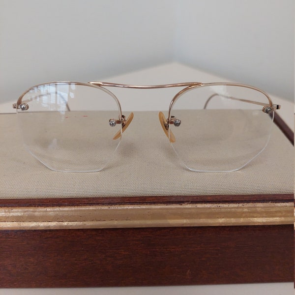 Semi Rimless Glasses - Etsy