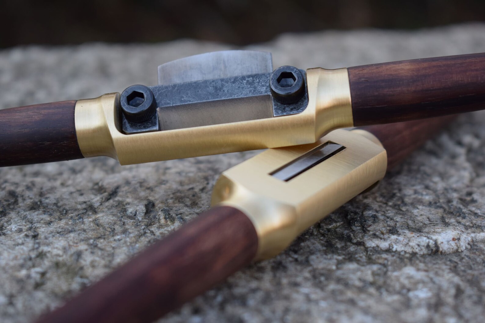 Handmade Brass Spokeshave Flat or Round Bottom O1 Tool Steel Blade Made ...