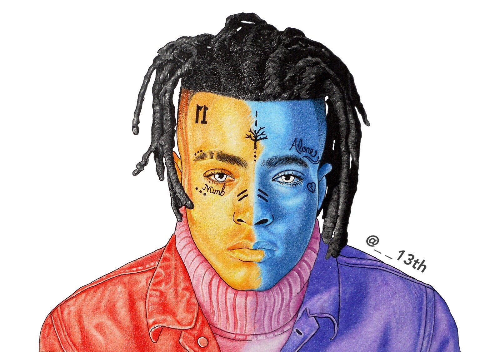 Xxxtentacion Print A3 Etsy